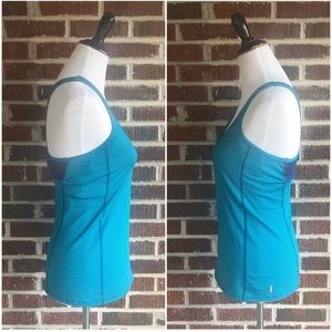 Lucy | Tops | Lucy Striped Tank With Build In Adjustable Bra Med | Poshmark